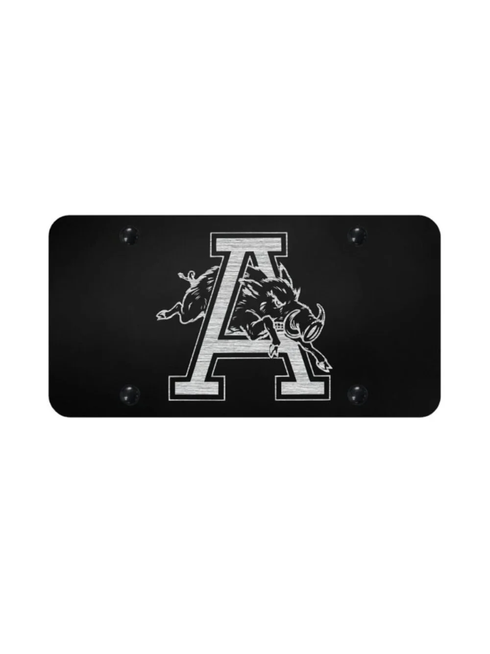 Accents | Arkansas Razorbacks License Plate Black Metal Tag | Poshmark